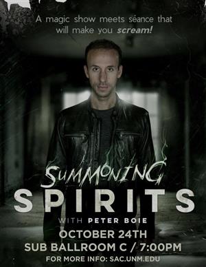 Student Activities - Halloween Event - Summoning Spirits with Peter Boie