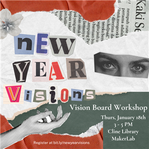 NAU Events - New Year Visions (Vision Board Workshop)
