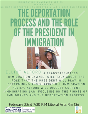 NAU Events - Immigration Awareness Series: Elliot Alford