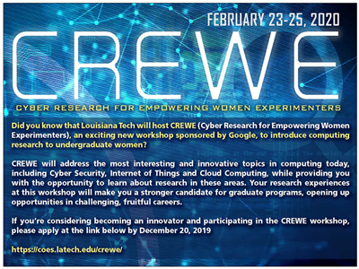 BPCC Events Calendar - CREWE Workshop (LA Tech)