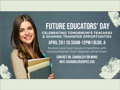 BPCC Events Calendar - Future Educators' Day