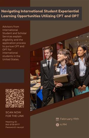 NAU Events - Navigating International Student Experiential Learning ...