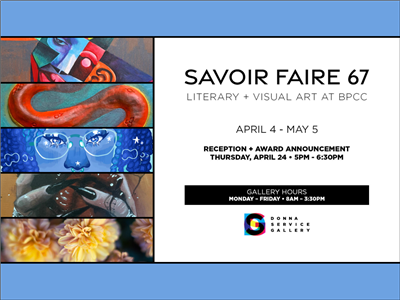 BPCC Events Calendar - Savoir Faire 67 Exhibit