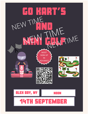 SUNY Jefferson Calendar - Go Karts in Alex Bay