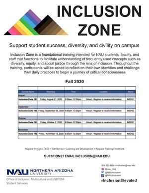 NAU Events - Inclusion Zone