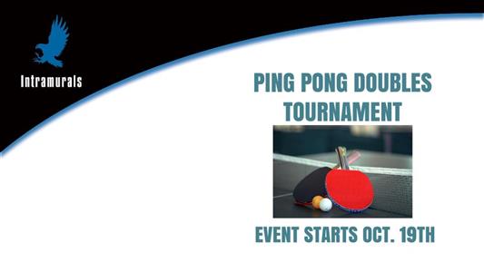 Kirkwood Events - Ping Pong Doubles Tournament
