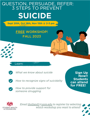 Student Health & Counseling - QPR Training