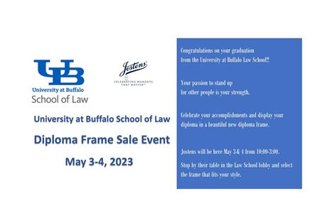 UB Events Calendar - Josten's Diploma Frame Sale: Tabling