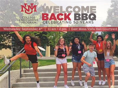 UNM Events Calendar - College Enrichment Program's Welcome Back BBQ