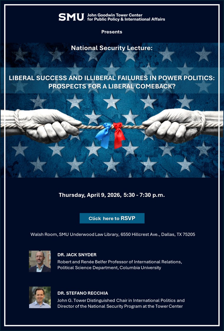 Dedman College of Humanities and Sciences - National Security Lecture ...