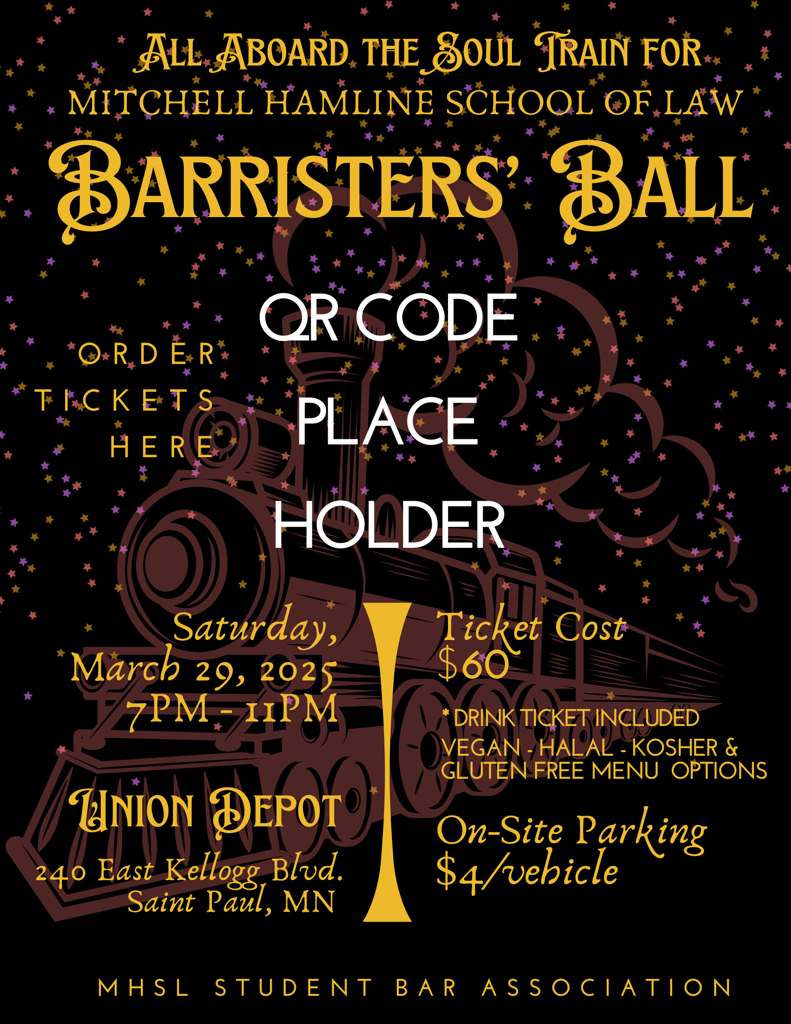 Registration Calendar - 2025 Barristers' Ball
