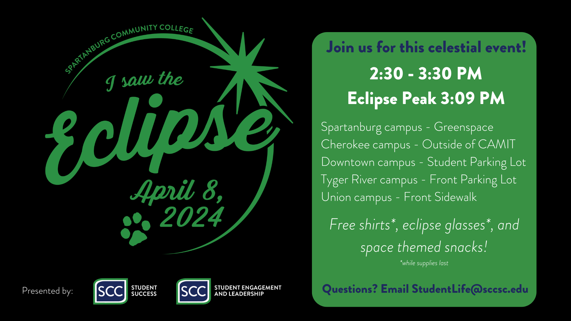 Spartanburg Community College - Eclipse Party