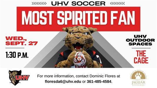 Texas A&M University-Victoria - UHV Soccer Most Spirited Fan
