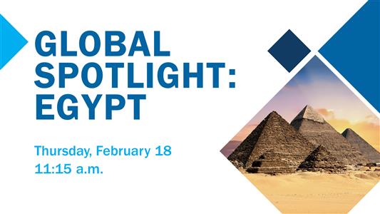 Kirkwood Events - Global Spotlight: Egypt