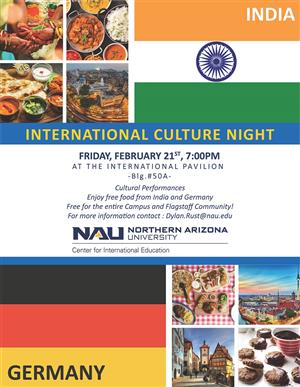 NAU Events - Culture Night: India and Germany