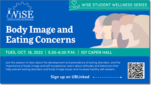 UB Events Calendar - WiSE Student Wellness Series : Body Image and ...