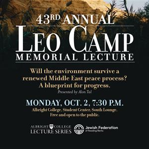 Albright College - Leo Camp Lecture: Alon Tal speaks on public policy ...
