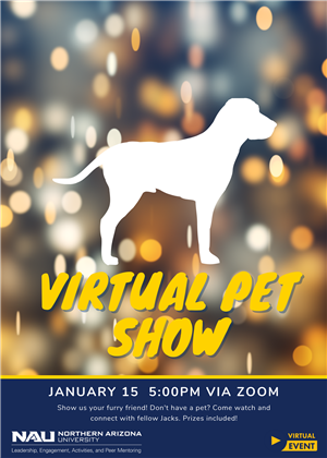 NAU Events - Virtual Pet Show