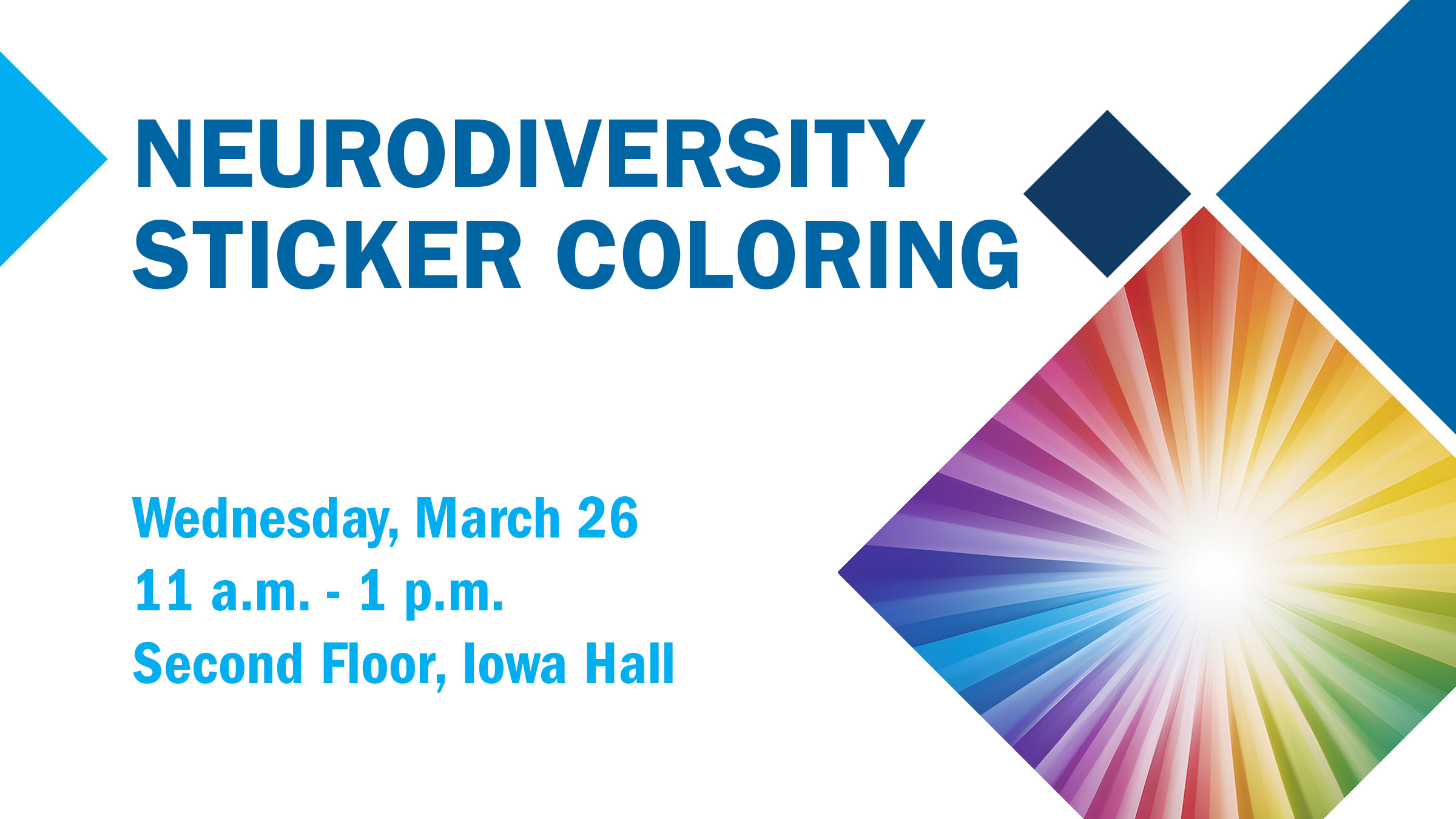 Kirkwood Events - Neurodiversity Sticker Coloring
