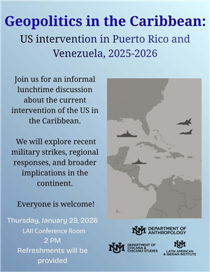 UNM Events Calendar - Geopolitics in the Caribbean: US intervention in ...