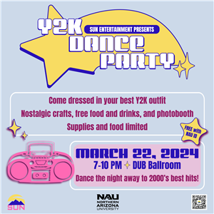 NAU Events - SUN Y2K Dance Party