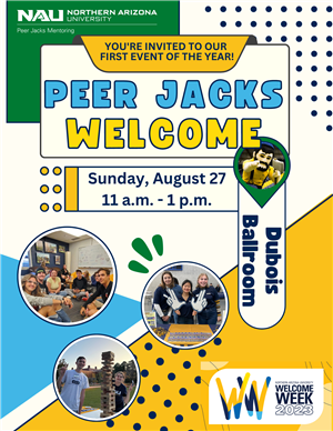 NAU Events - Peer Jacks Welcome