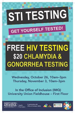 NAU Events - STI Testing