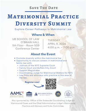 UB Events Calendar - Matrimonial Practice Diversity Summit