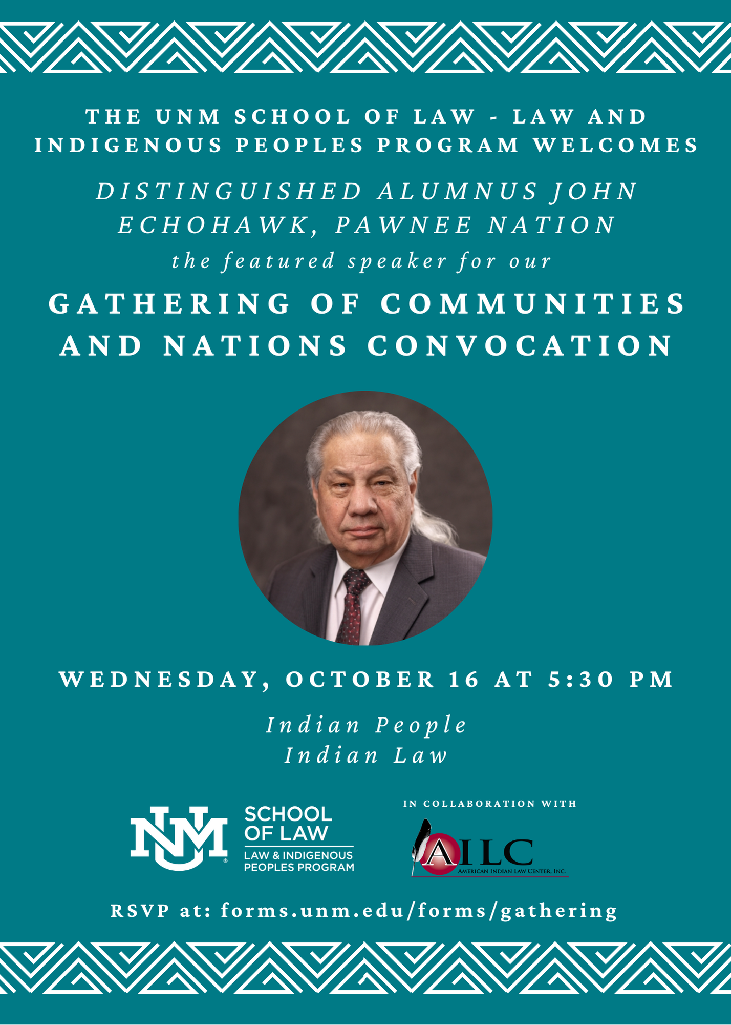 School of Law - Gathering of Communities and Nations Convocation with ...