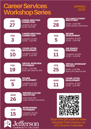 SUNY Jefferson Calendar - On Campus Student Employment Fair