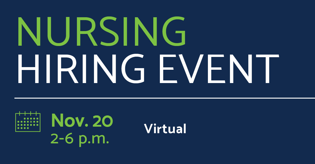Community Calendar - Nursing Hiring Event