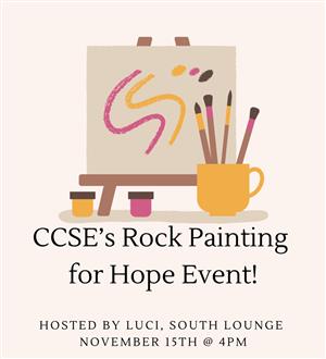 Albright College - CCSE Paint a Rock for Hope Event