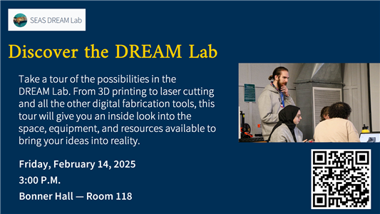 UB Events Calendar - Discover the SEAS DREAM Lab