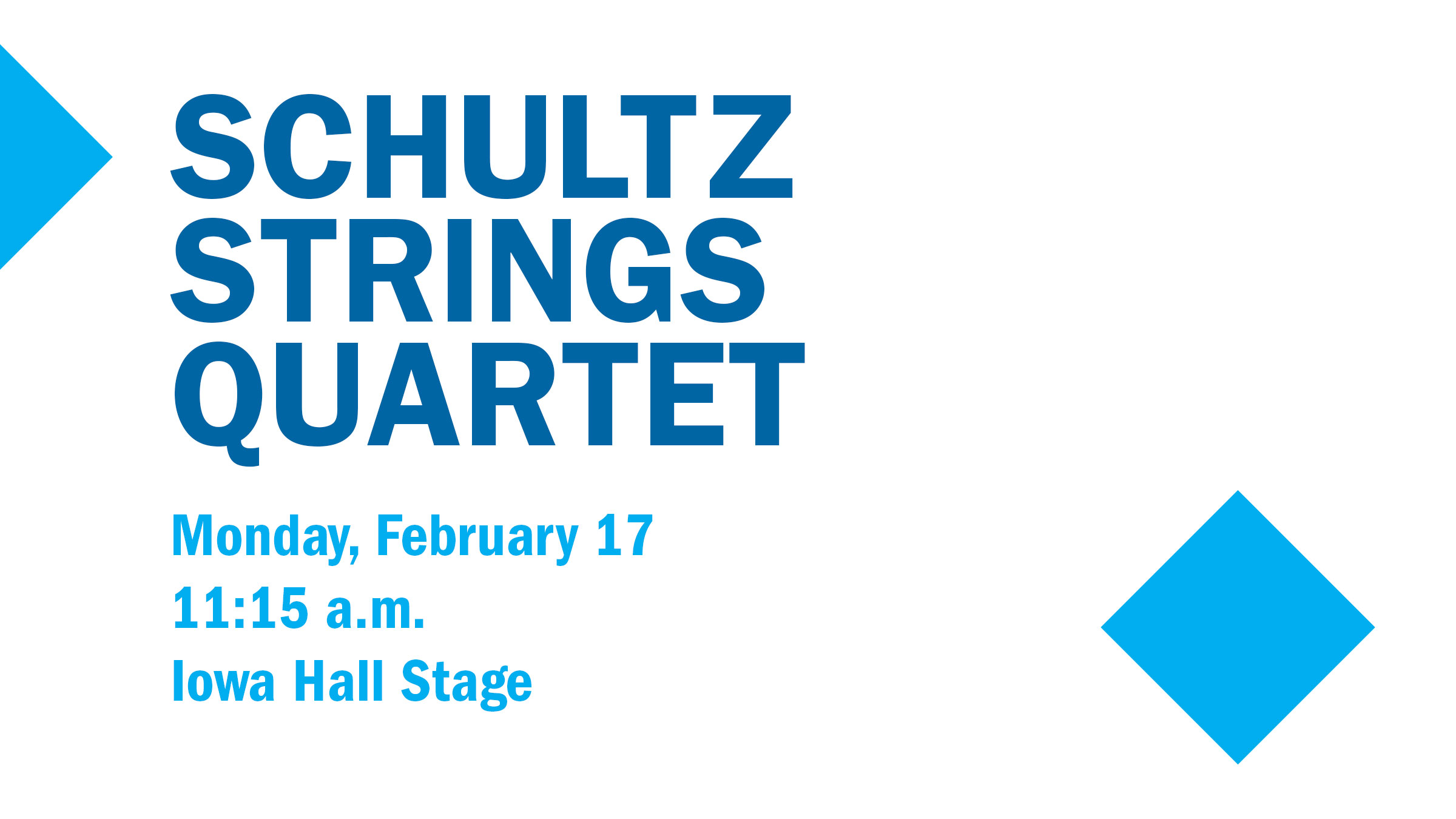 Kirkwood Events - Schultz Strings Quartet