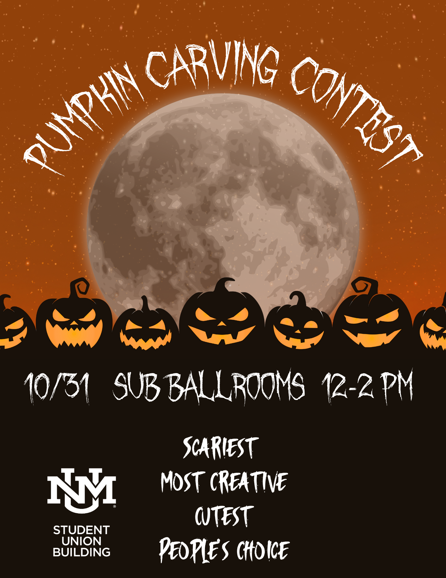 UNM Events Calendar - Pumpkin Carving Contest