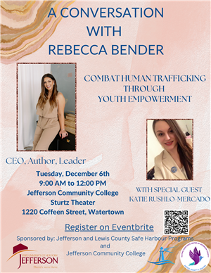 SUNY Jefferson Calendar - DEISJ: A Conversation with Rebecca Bender