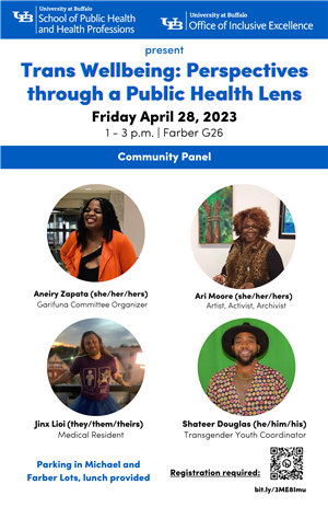 UB Events Calendar - Trans Wellbeing: Perspectives through a Public Health Lens