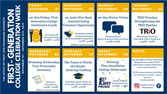 NAU Events - National First-Generation College Celebration