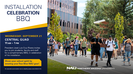 NAU Events - Installation Celebration BBQ