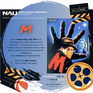 NAU Events - Global Film Series #2: M