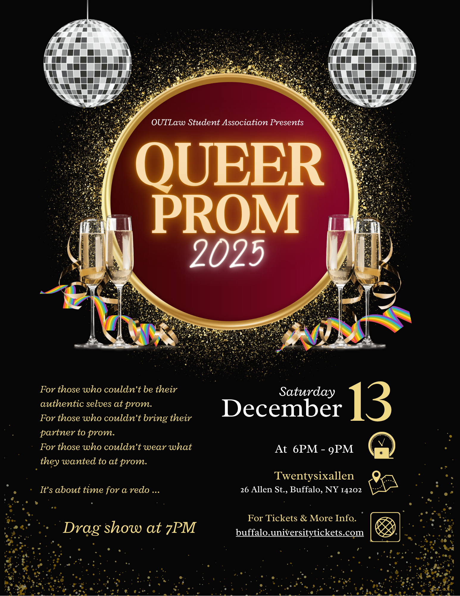 UB Events Calendar - OUTLAW: Queer Prom