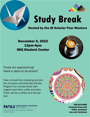NAU Events - ID Scholar Study Break