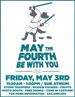Student Activities - May the 4th - Star Wars Day