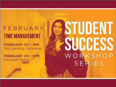 BPCC Events Calendar - Student Success Workshop: Time Management (Virtual)