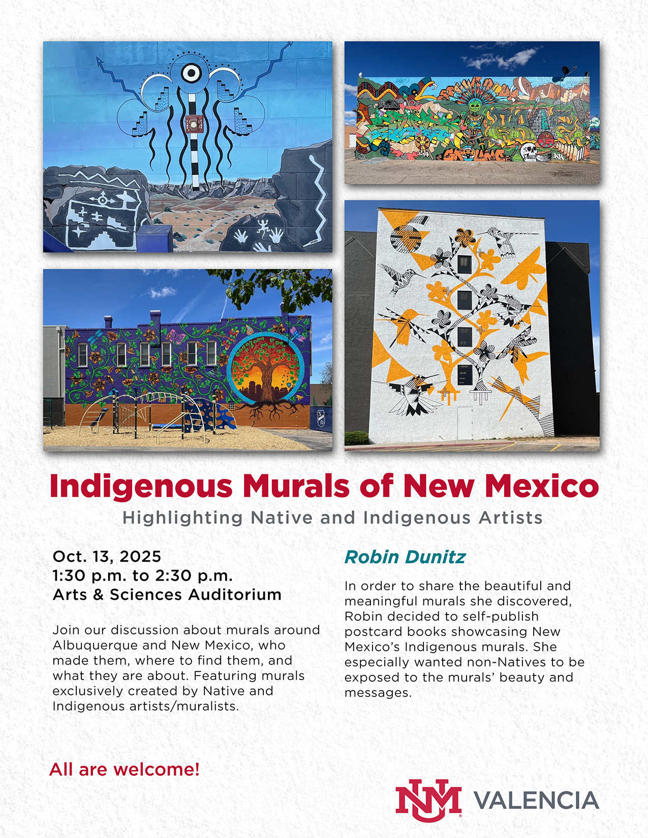 UNM Events Calendar - Indigenous Murals of New Mexico