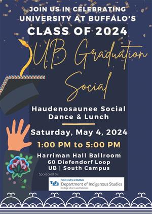 UB Events Calendar - Indigenous Studies Graduation Social