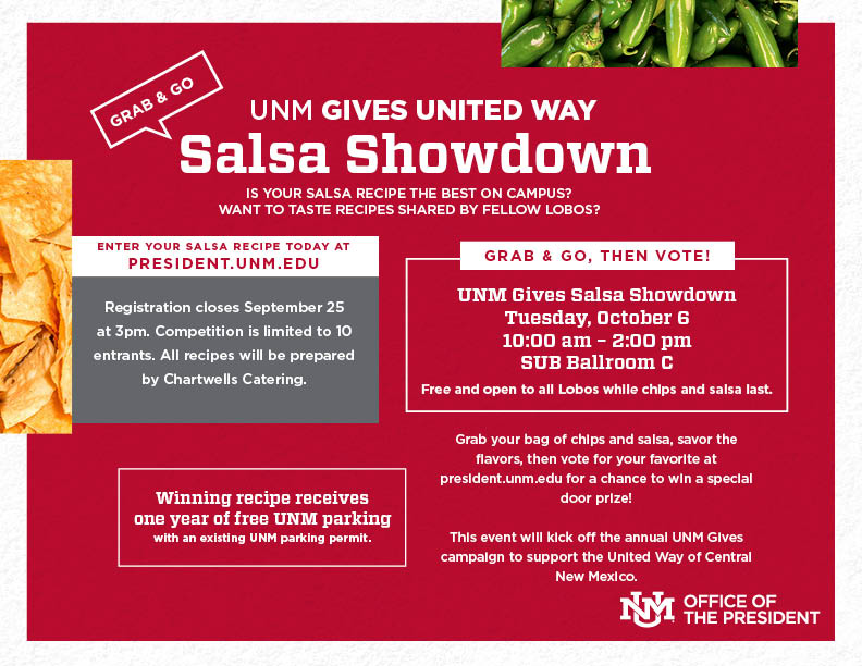 UNM Events Calendar - Salsa Showdown - Kick off to the UNM Gives Campaign