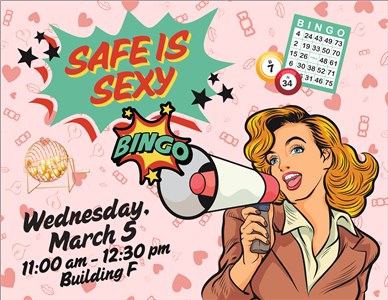 BPCC Events Calendar - Safe is Sexy Bingo