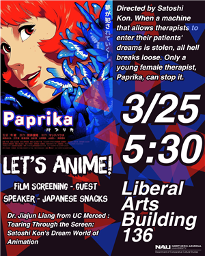 NAU Events - Let's Anime! Paprika!