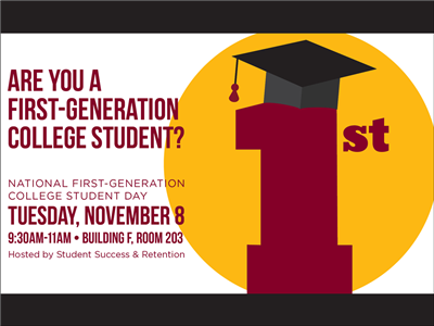 BPCC Events Calendar - National First-Generation College Student Day